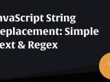 Javascript String Replacement Simple Text Regex Orangeable