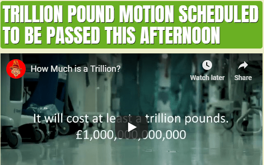 Trillion Pound Motion Scheduled to Be Passed This Afternoon – Guido Fawkes