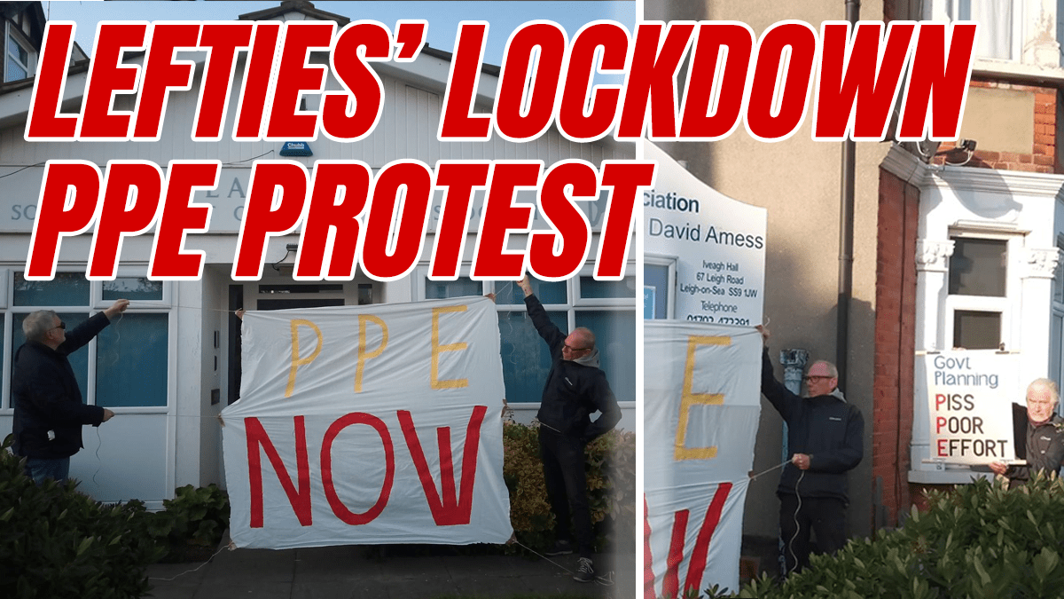 Lefties Break Lockdown to Protest MP's Office – Guido Fawkes