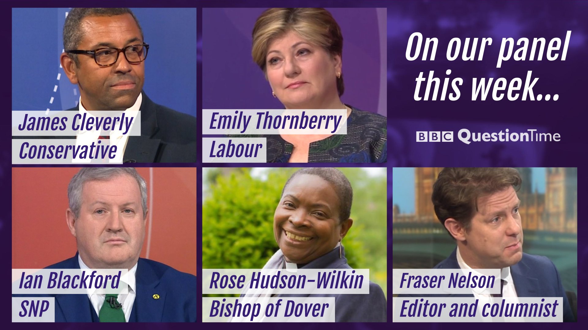 Who Is On Question Time Tonight? – Guido Fawkes