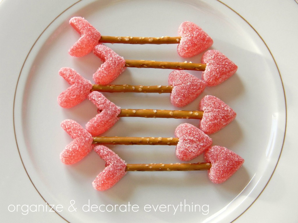 Cupid’s Arrow Snacks – Edible Crafts