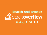 Search And Browse Stack Overflow Website From Commandline Ostechnix