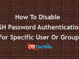 How To Configure Ssh Key Based Authentication In Linux Ostechnix