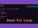 Bash For Loop Explained With Examples Ostechnix