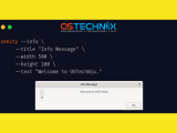 Zenity Create Gui Dialog Boxes In Bash Scripts Ostechnix