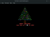 Display Animated Christmas Tree In Terminal Ostechnix