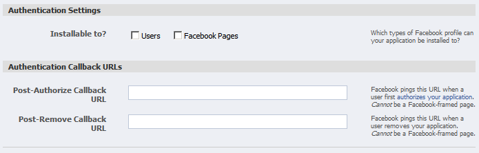 How to Setup your Facebook Connect Application – Nothing to See Here