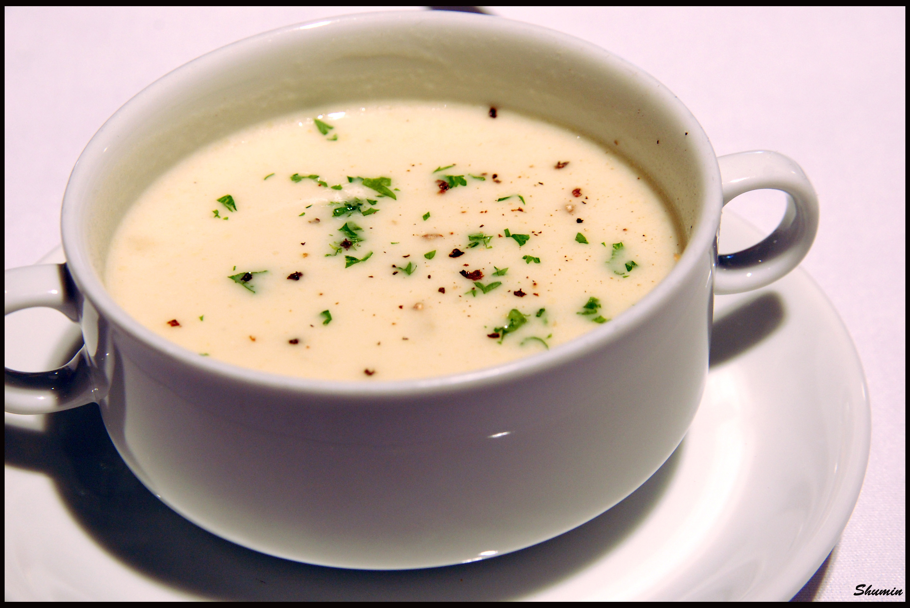 Clam Chowder - Off the Vine Catering