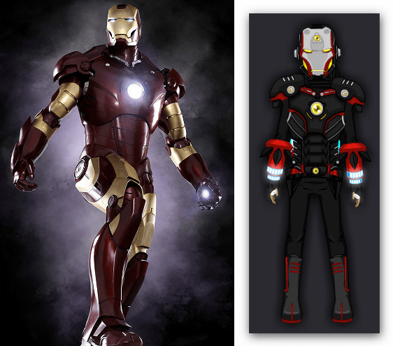 IRON MAN OUTFITS | secretstarsow
