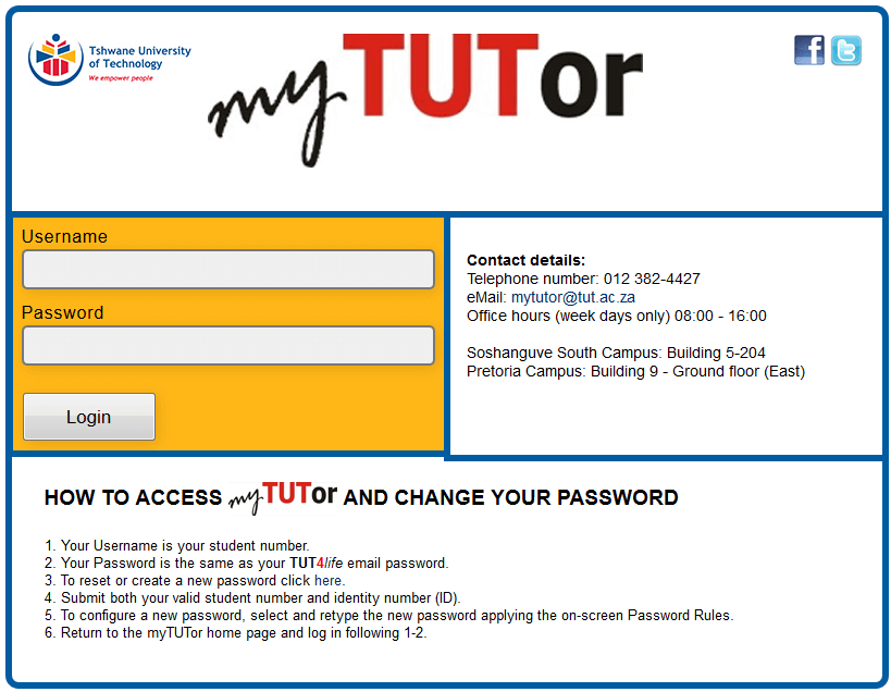 TUT ITS Login Accessing TUT Student Portal tut-its-login-accessing-tut-student-portal