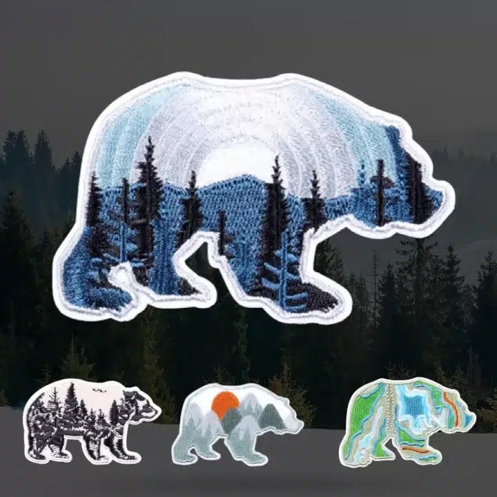 Bear Patches - Iron & Sew on » Outdoor Adventure Guides | Outbound FOLK