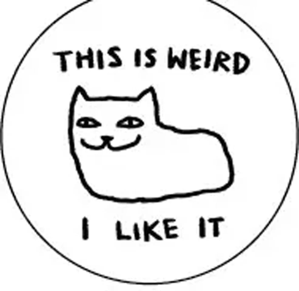 This Is Weird Button Ephemera Outer Layer