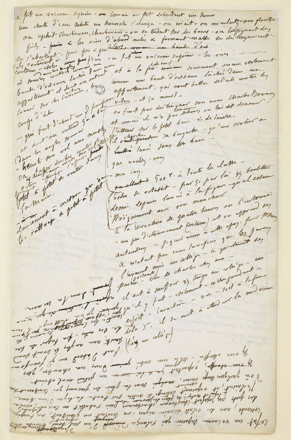 Flaubert à nu. Edition intégrale sur le web des manuscrits de Madame Bovary