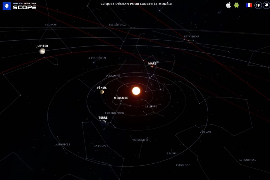 5 outils en ligne pour explorer le système solaire