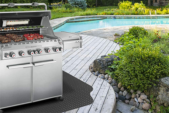 Protect Your Deck With A Grill Mat | OutsideModern