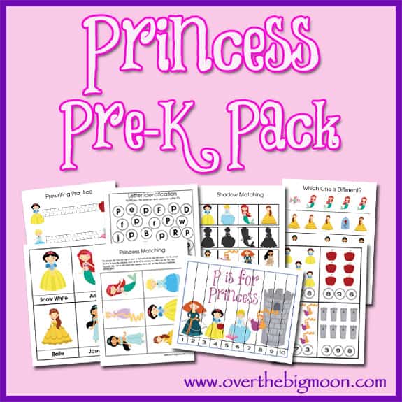 Princess Pre-K Pack - Over The Big Moon