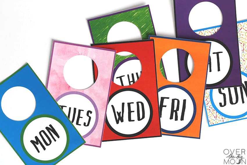 Days Of The Week Clothes Tags Over The Big Moon days-of-the-week-clothes-tags-over-the-big-moon