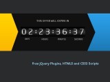 Css Jquery Pie Countdown Timer Jquery Plugin