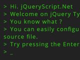 Simple Fast Text Typing Animation In Javascript Jquery Typing Js