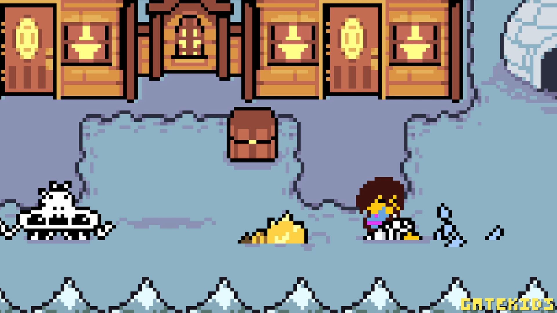 Undertale Pixel Animation Snowdin Genocide Route Author Gatekid3