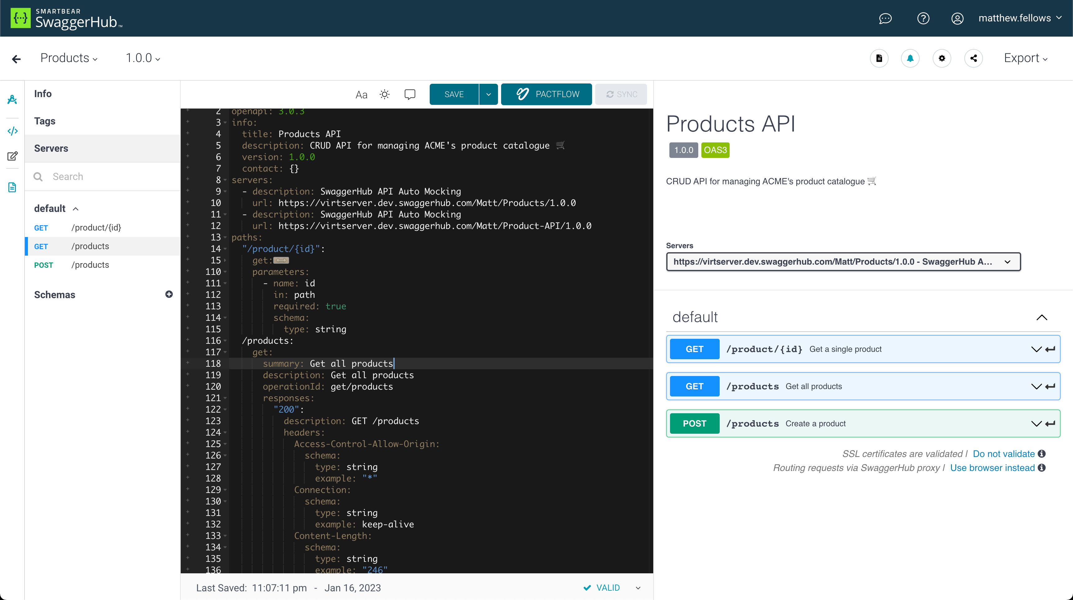 Swaggerhub Integration Pactflow