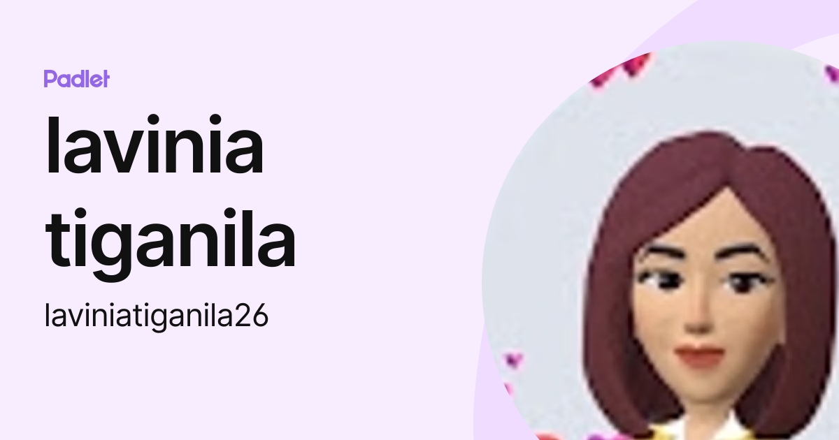 Lavinia Tiganila Laviniatiganila26 Profile Padlet