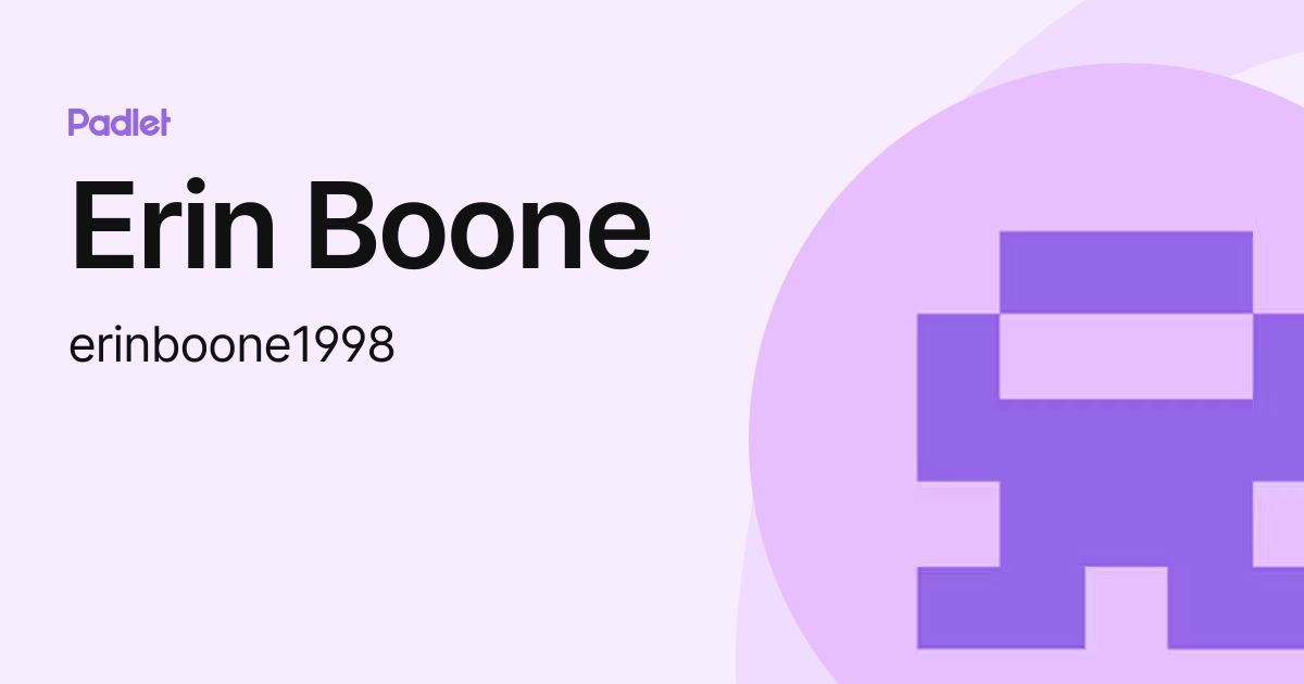 Erin Boone Erinboone1998 Profile Padlet