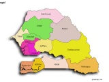 Senegal Blank Map Maker