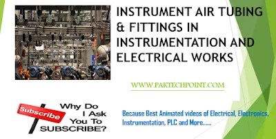 INSTRUMENT AIR TUBING & FITTINGS IN E&I WORKS