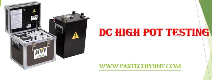 DC High Pot Testing -Electrical