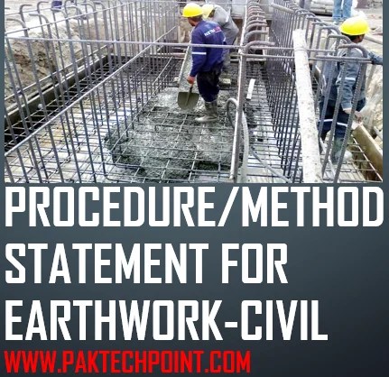 PROCEDURE/METHOD STATEMENT FOR EARTHWORK-CIVIL
