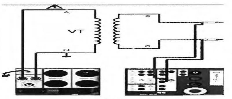 Voltage transformer VT test procedure
