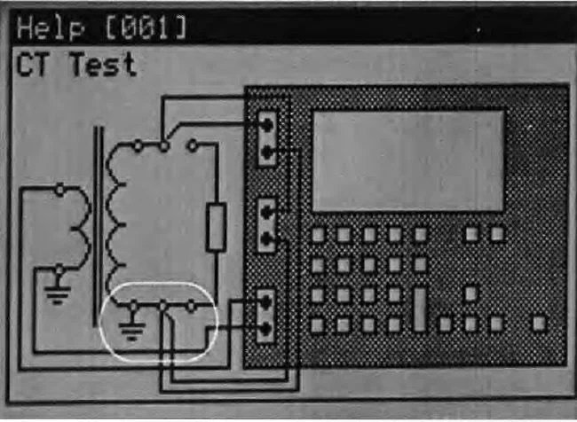 Current transformer CT test procedure