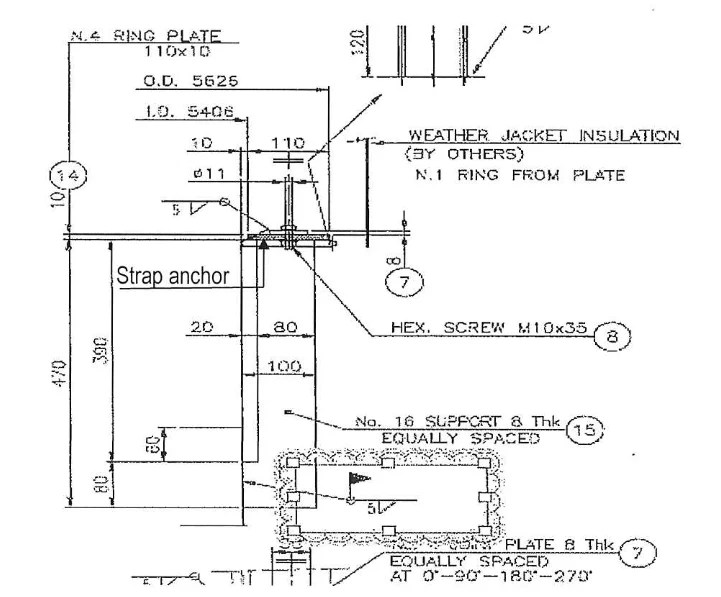 Vessels Insulation Support Installation Procedure | Method Statement