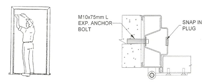 Blast Resistant Doors - Pressed Steel Frame - Installation, O&M Procedure