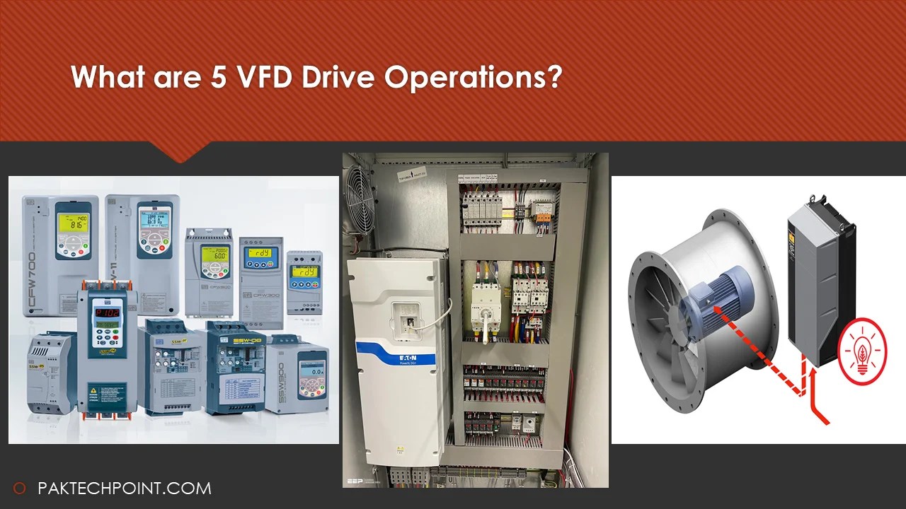 What are 5 VFD Drive Operations? VFD Inverter Configuration