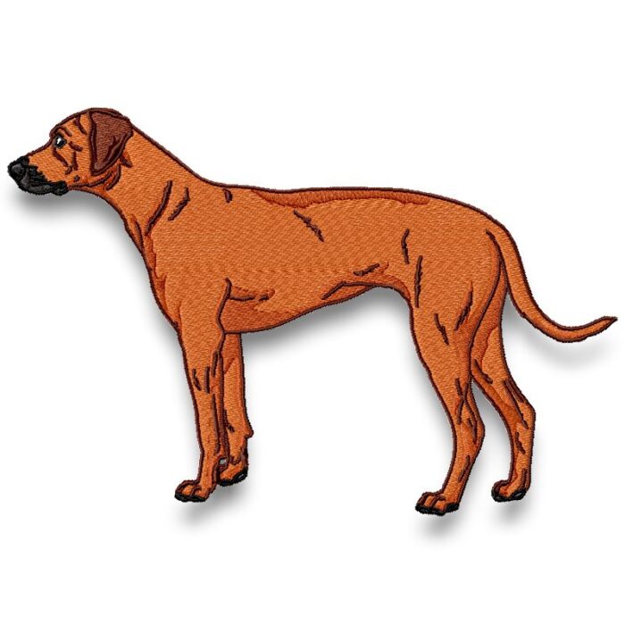 Rhodesian Ridgeback Realistic Machine Embroidery Pam's Embroidery Designs