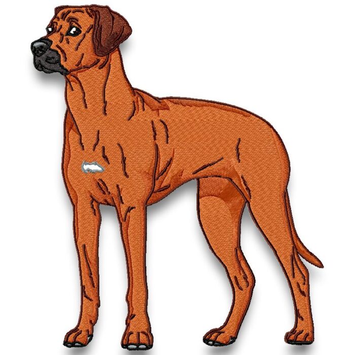 Rhodesian Ridgeback Realistic Machine Embroidery Pam's Embroidery Designs