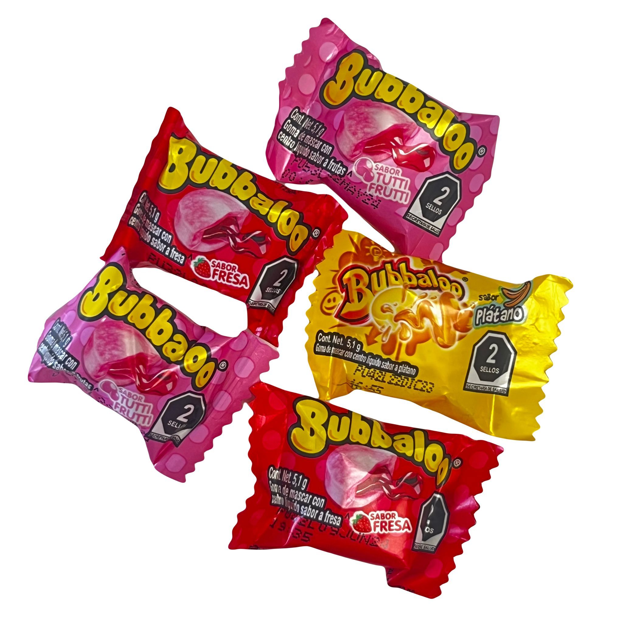 Adams Bubbaloo Assorted – Random x 5 – Parce Canada