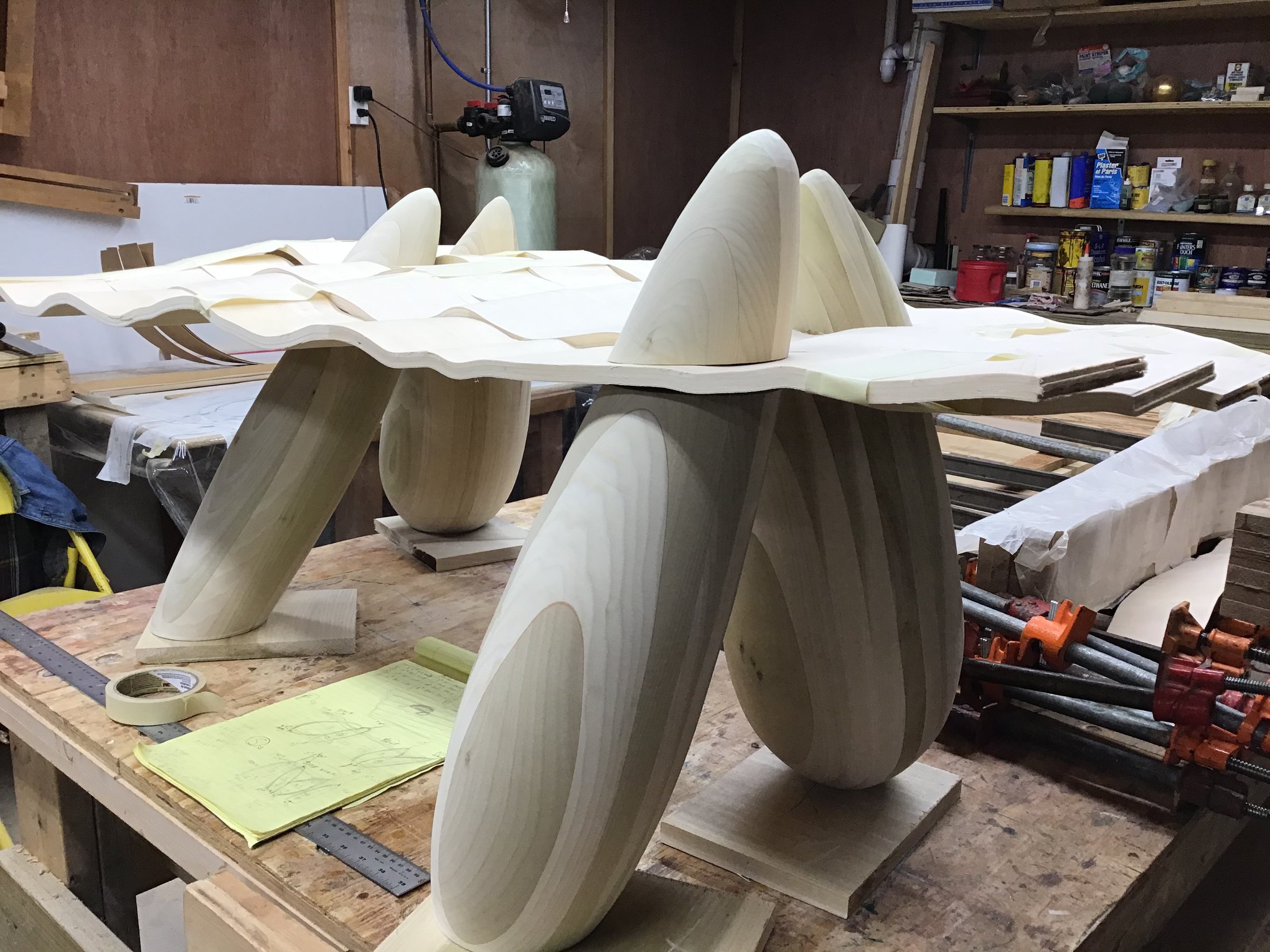 Making Waves and first dry assembly – Pardi Designs