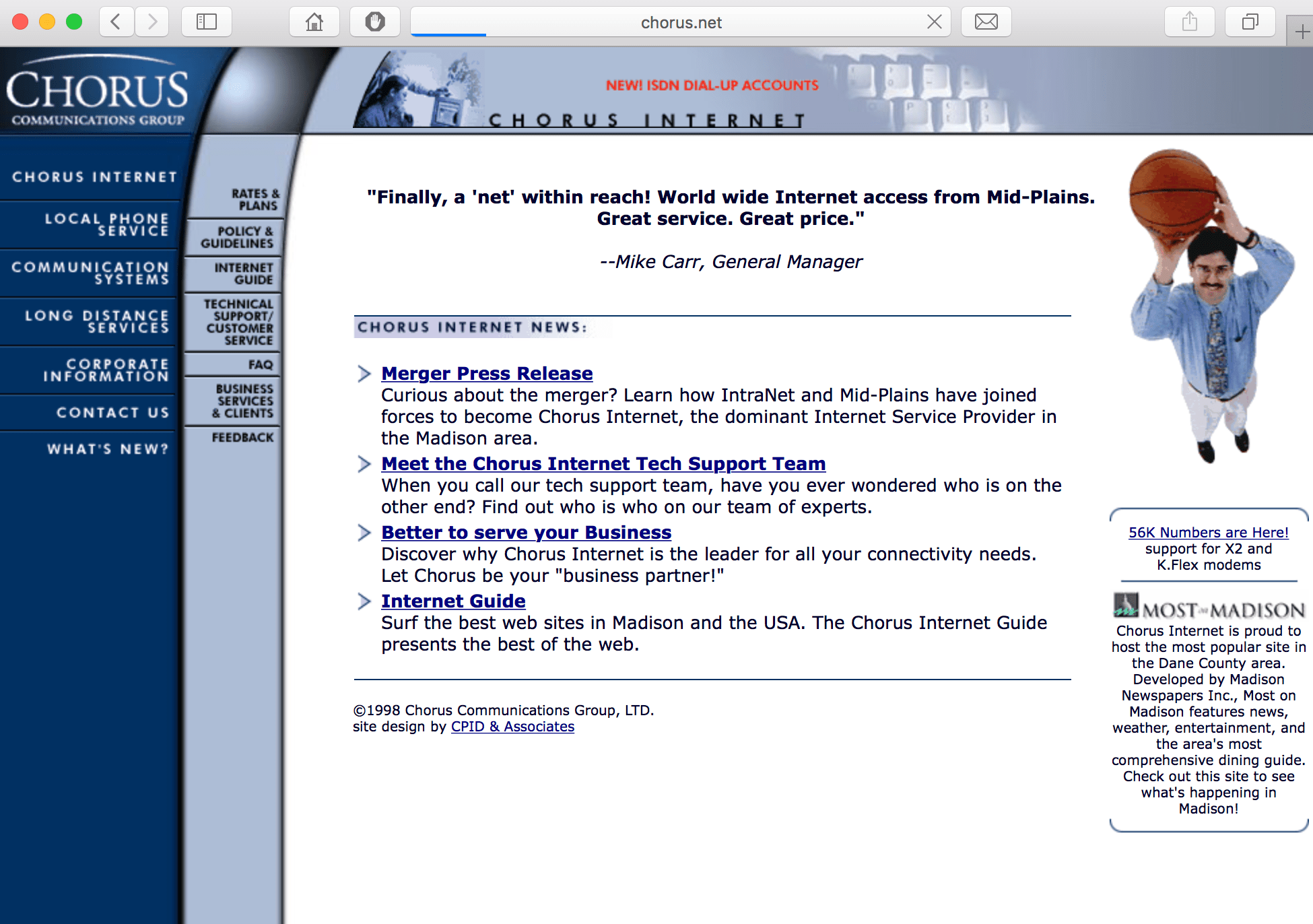 Parr Designs New Site For Chorus Networks - Parr Interactive | Web ...