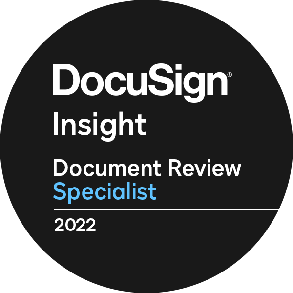 Docusign Insight Document Review Lead