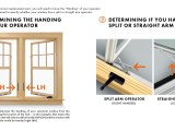 Andersen Primed Wood Casement Operators Hinges Locks