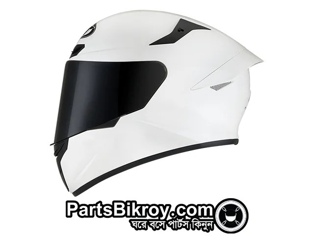 KYT TT Course Solid White Helmet Price In Bangladesh