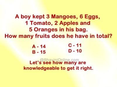Brain Teaser: Do You Know Your Fruits?