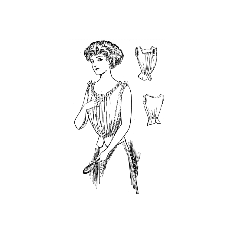 Early 1910s Corset Cover Sewing Pattern Bust 36 B36 McCall Pattern Co ...
