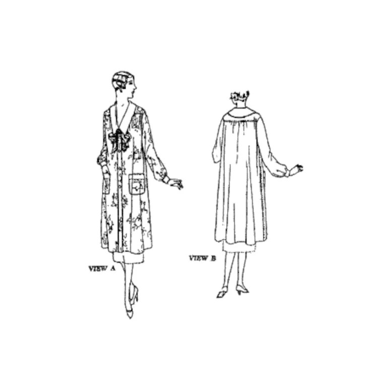 1920s Smock Sewing Pattern Bust 38 B38 Butterick Pattern Company ...