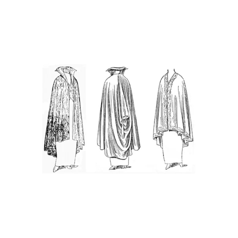 Mid 1910s Cape Wrap Sewing Pattern Bust 44 B44 Butterick Pattern Co ...
