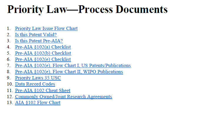 Priority Law Course: Patent Law CLE - Patent Law CLE