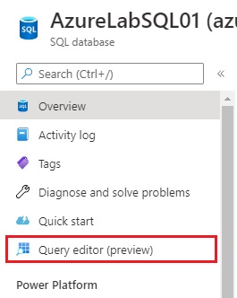 How To Create A SQL Database In Azure – Lab6